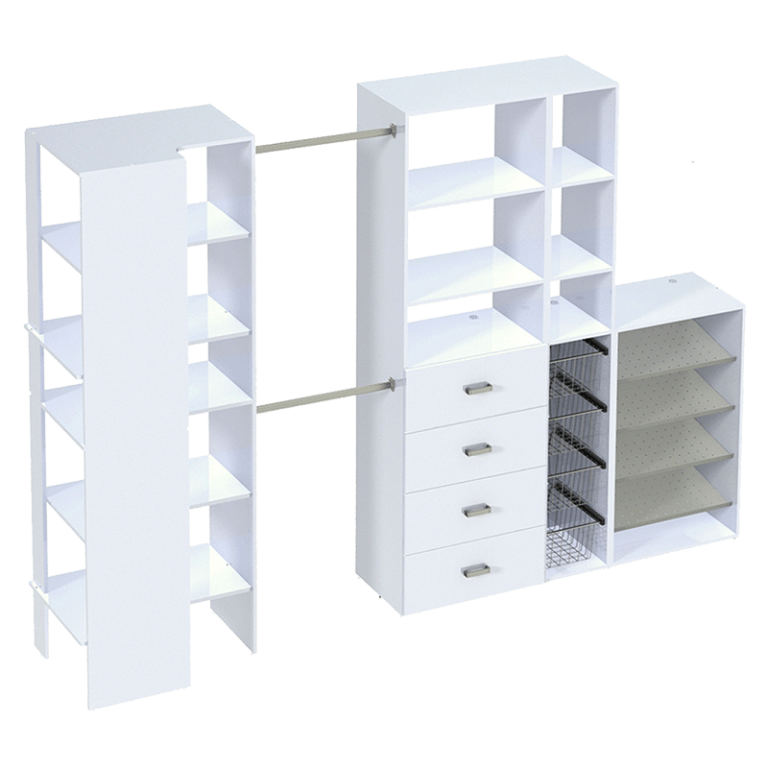 Raleigh Wardrobe System - White - GetSorted